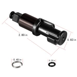 3/8" Impact Wrench Replacement Anvil with O Ring and Retainer Clip Fit for Ingersoll Rand IR2112 & IR2115 Replaces Part # 2115-A626 IRT2115-A626