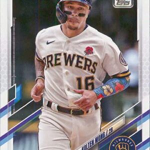 2021 Topps Update #US110 Kolten Wong NM-MT Milwaukee Brewers Baseball