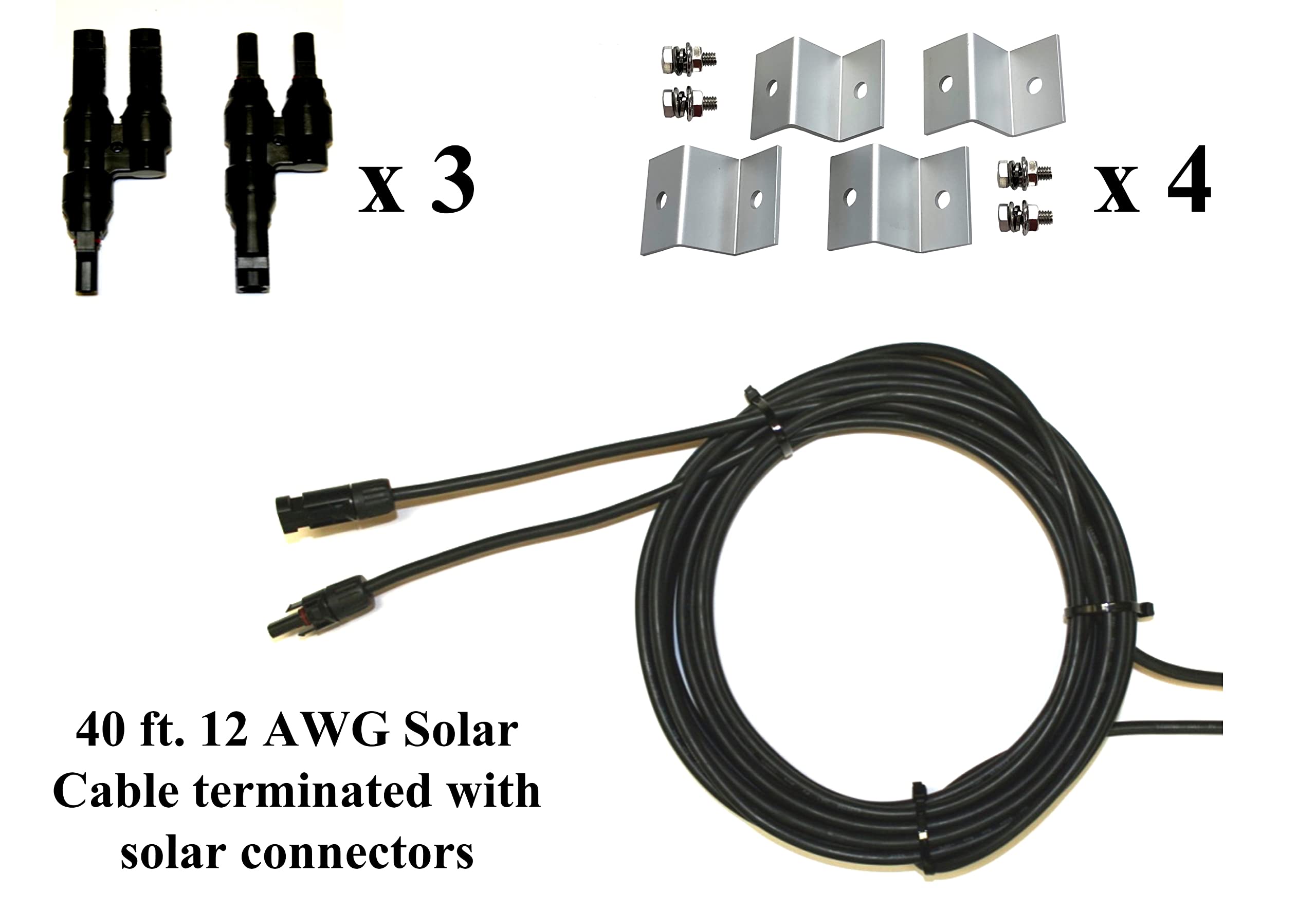 WindyNation 400 Watt Monocrystalline Solar Panel Kit + 1500W VertaMax Power Inverter + 300ah AGM Deep Cycle Battery for RV, Boat, Off-Grid 12 Volt Battery Systems