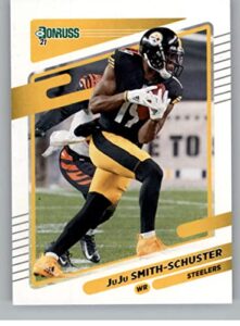 2021 donruss #20 juju smith-schuster pittsburgh steelers nfl football card nm-mt