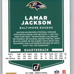 2021 Donruss #239 Lamar Jackson Baltimore Ravens NFL Football Card NM-MT