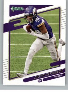 2021 donruss #127 justin jefferson minnesota vikings nfl football card nm-mt