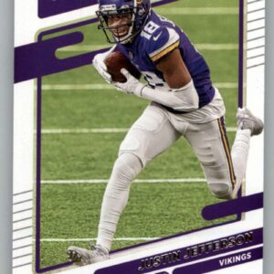 2021 Donruss #127 Justin Jefferson Minnesota Vikings NFL Football Card NM-MT