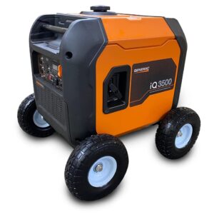 AutoWorks All Terrain Wheel Kit, Fits Generac iQ3500 Generator, Solid Never Flat Tires