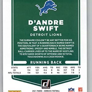 2021 Donruss #171 D'Andre Swift Detroit Lions NFL Football Card NM-MT