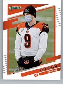 2021 donruss photo variation #211 joe burrow cincinnati bengals nfl football card nm-mt