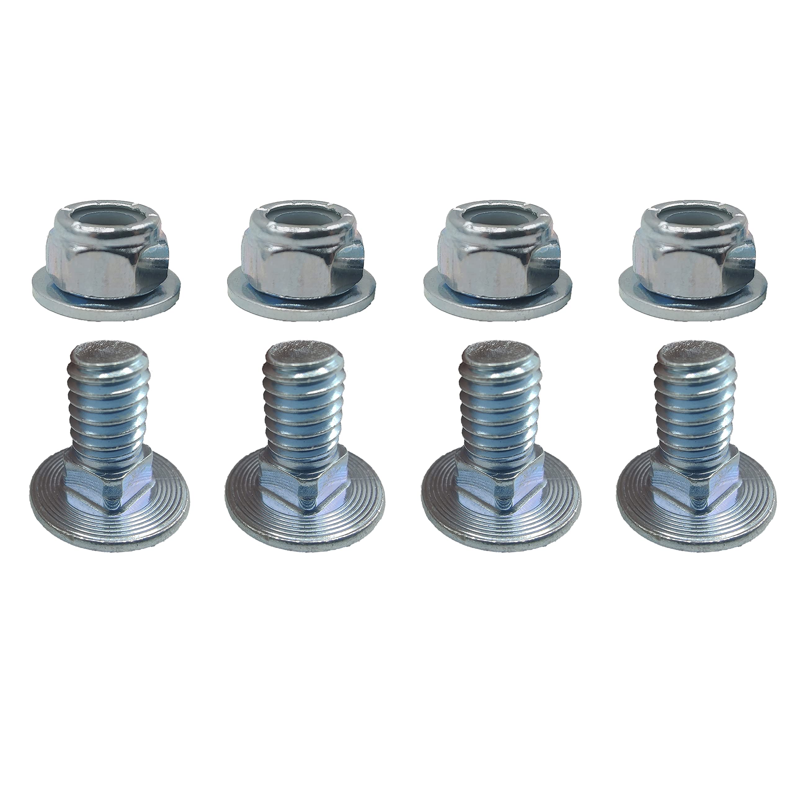 Missiscily 4-Pack 784-5581A (5/16-18) 5/8" Carriage Bolts Nuts kit fits MTD Shave Plate Scraper Bar 790-00120-0637 Snow blowers