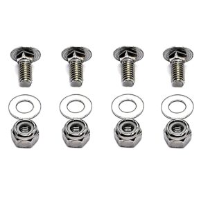 Missiscily 4-Pack 784-5581A (5/16-18) 5/8" Carriage Bolts Nuts kit fits MTD Shave Plate Scraper Bar 790-00120-0637 Snow blowers