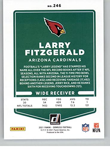 2021 Donruss #246 Larry Fitzgerald Arizona Cardinals NFL Football Card NM-MT