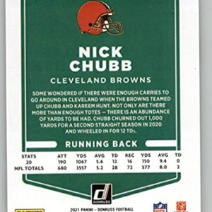 2021 Donruss #196 Nick Chubb Cleveland Browns NM-MT NFL Football