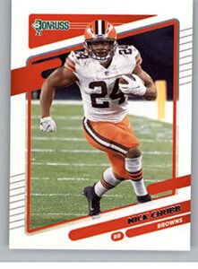 2021 donruss #196 nick chubb cleveland browns nm-mt nfl football