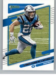 2021 donruss #219 christian mccaffrey carolina panthers nfl football card nm-mt