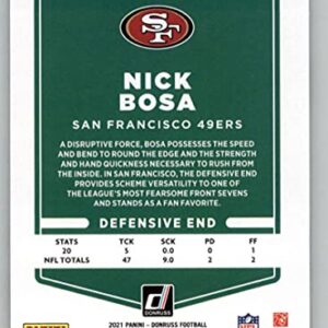 2021 Donruss #56 Nick Bosa San Francisco 49ers NFL Football Card NM-MT