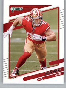 2021 donruss #56 nick bosa san francisco 49ers nfl football card nm-mt