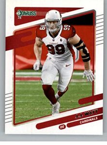 2021 donruss #164 j.j. watt arizona cardinals nfl football card nm-mt