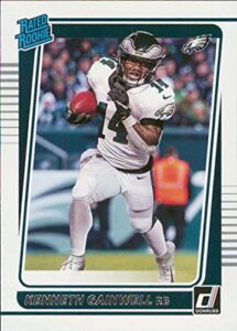 2021 donruss #267 kenneth gainwell philadelphia eagles rated rookies nfl football card (rc - rookie card) nm-mt