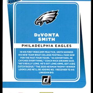 2021 Donruss #261 DeVonta Smith Philadelphia Eagles Rated Rookies NFL Football Card (RC - Rookie Card) NM-MT