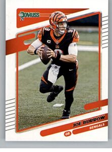 2021 donruss #211 joe burrow cincinnati bengals nfl football card nm-mt