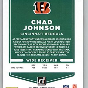 2021 Donruss #216 Chad Johnson Cincinnati Bengals NM-MT NFL Football