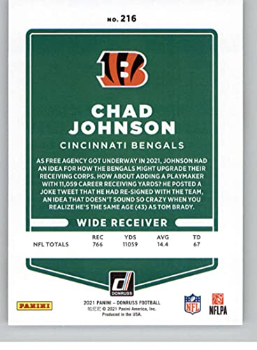 2021 Donruss #216 Chad Johnson Cincinnati Bengals NM-MT NFL Football