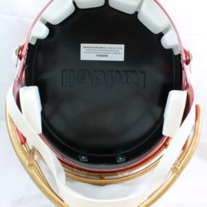 Frank Gore Signed F/S San Francisco 49ers Flash Speed Helmet-Beckett W Hologram Gold