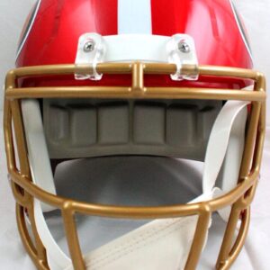 Frank Gore Signed F/S San Francisco 49ers Flash Speed Helmet-Beckett W Hologram Gold