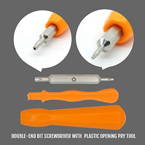 TEKPREM Screwdriver for Doorbell Replacement, Double-ended Screwdriver Bit Set for Battery Change & Wifi Password Reset Access, Fit All include Video Doorbell, Video Doorbell 2, Pro and Elite