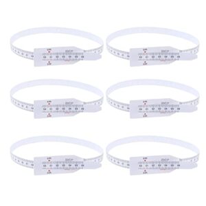 infant head circumference tape ruler: 6pcs newborn head measuring ruler cm measure ruler baby toddler head body arm measurement tool