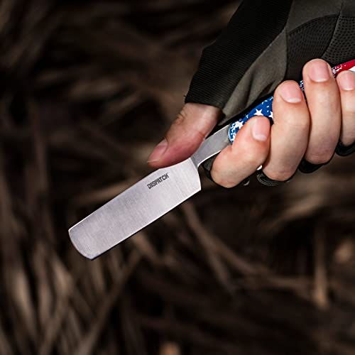 Dispatch Pocket Folding Knife Circular Point Flag Tools For Hunting Hiking Camping Outdoors EDC