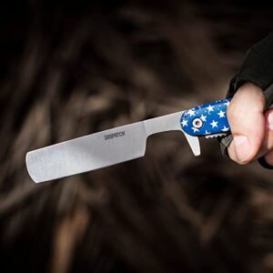 Dispatch Pocket Folding Knife Circular Point Flag Tools For Hunting Hiking Camping Outdoors EDC