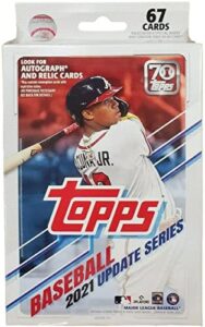 2021 topps update baseball hanger box (67 cards per box)