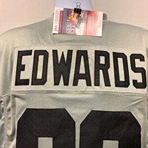 Bryan Edwards Las Vegas Raiders Signed Autograph Custom Jersey Grey W/Black # JSA Witnessed Certified