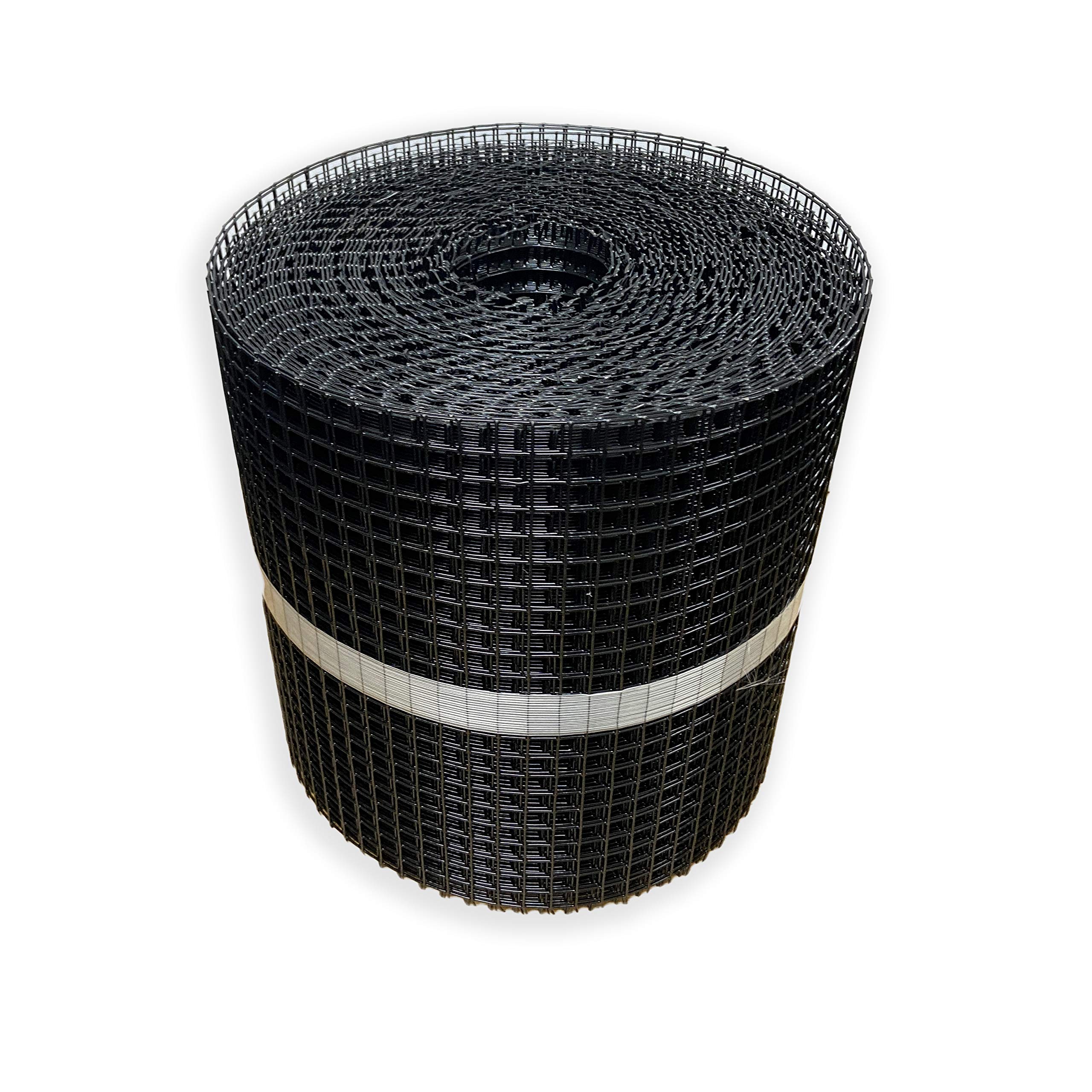 Bird Barrier Wire Mesh Screen for Solar Panel Protection 100’ X 12” X 1/2” Black PVC Coated, Protect Your Solar Panels - Fastener Clips Sold Separately