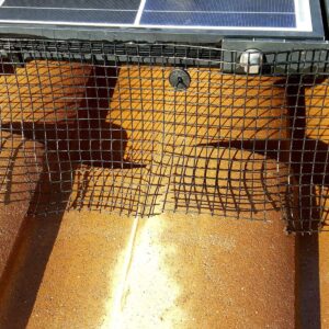 Bird Barrier Wire Mesh Screen for Solar Panel Protection 100’ X 12” X 1/2” Black PVC Coated, Protect Your Solar Panels - Fastener Clips Sold Separately