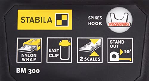 Stabila Pocket Measure Tape Bm 300 16 Ft Imperial Scale