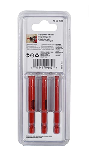 Milwaukee 49-56-0500 Diamond Max Diamond Grit Hole Saw 3 Piece Set 49560500 0