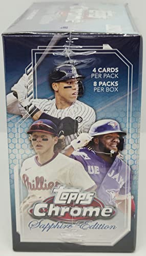 2021 Topps Chrome Sapphire Edition Card Box