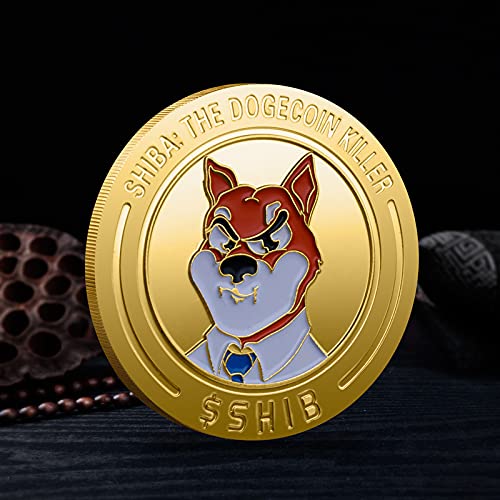 NA Shiba Inu Dogecoin Coin, Shiba Shib Token Coins, Physical Akita Shiba Inu Coins Set of 2