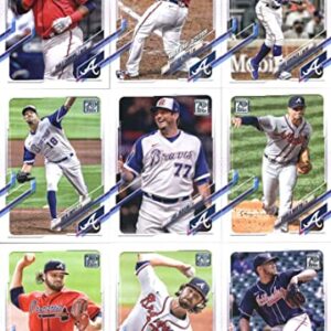 2021 Topps Master (Series 1, 2, Update) World Series Champs Atlanta Braves Team Set of 33 Cards: Max Fried(#9), Travis d'Arnaud(#101), Austin Riley(#111), Freddie Freeman(#120), Cristian Pache(#187), Atlanta Braves(#194), Mike Foltynewicz(#209), Marcell O