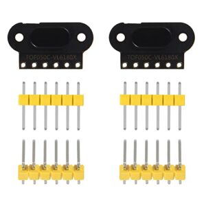 aitrip 2pcs tof050c vl6180 time-of-flight (tof) laser ranging sensor breakout tof distance finder mini laser distance sensor iic output for ardunio stm32