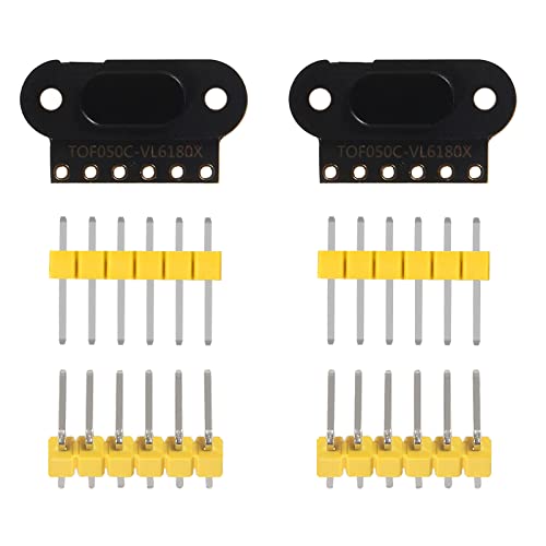 AITRIP 2PCS TOF050C VL6180 Time-of-Flight (ToF) Laser Ranging Sensor Breakout ToF Distance Finder Mini Laser Distance Sensor IIC Output for Ardunio STM32