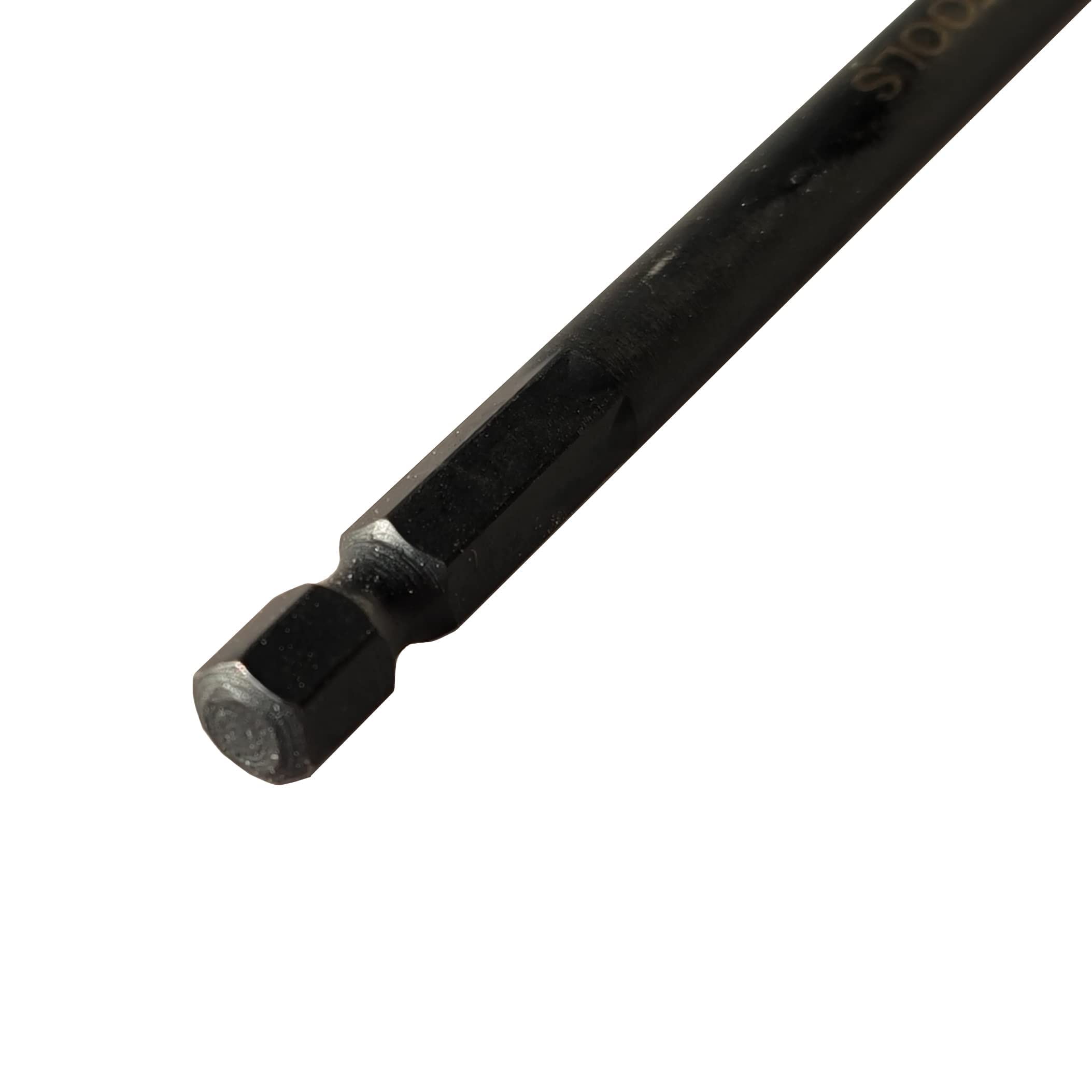 BITOOLS 5/16 Spade Bit Paddle Bit with a Black Oxide Coating