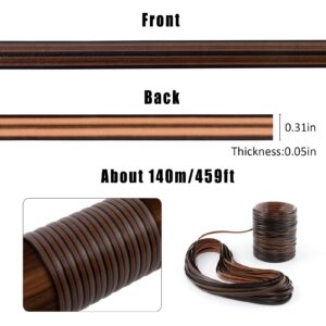 459 FT Long Size Rattan Fix Kit - Wicker Repair Material Rattan Repair Kit with Premium New Materials Wicker Repair Supplies for Rattan Chair Sofas Screens and Storage Basket