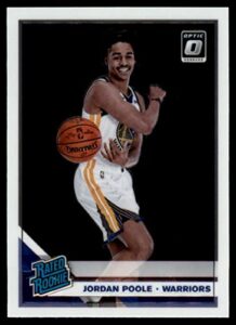 2019-20 panini donruss optic #169 rated rookies - jordan poole