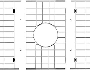 Alonsoo Sink Grid Sink Protectors 26" x 14 1/8" W, Kitchen Sink Grid Centered Drain with Corner Radius 3-1/2", Stainless Steel Sink Rack Kitchen Sink Protector, Sink Bottom Rack