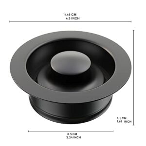 BOTEMY 9138 Garbage Disposal Sink Flange, Black