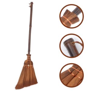 Straw Broom Dust Floor Cleaning: Sweeping Broom Household Manual Straw Braided Small Broom Cleaning Supplies