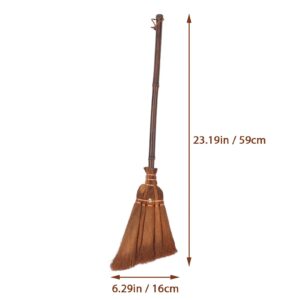 Straw Broom Dust Floor Cleaning: Sweeping Broom Household Manual Straw Braided Small Broom Cleaning Supplies