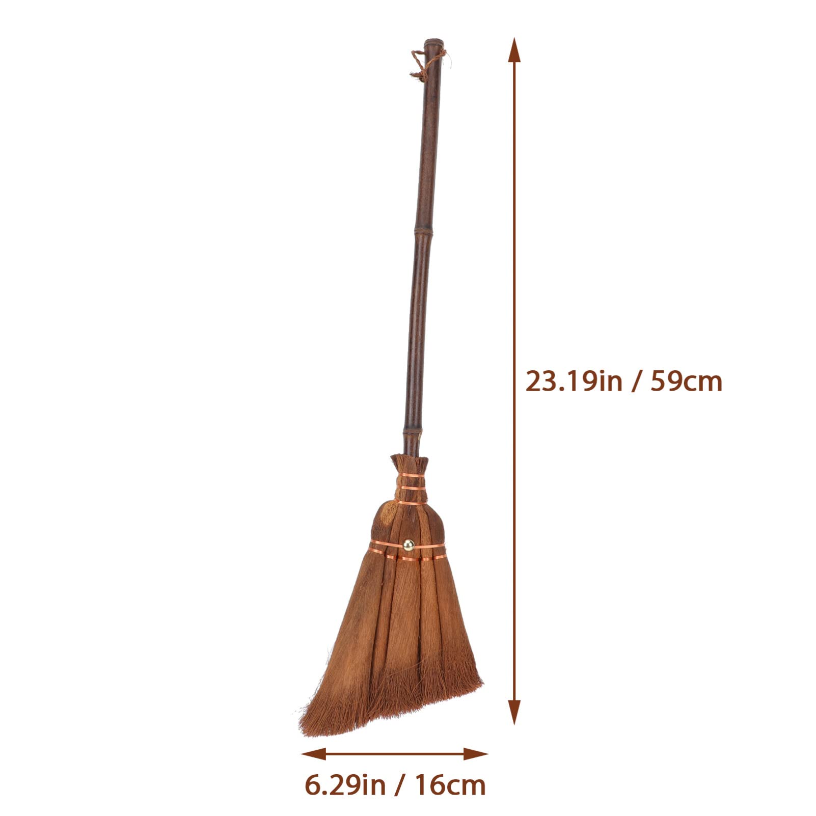 Straw Broom Dust Floor Cleaning: Sweeping Broom Household Manual Straw Braided Small Broom Cleaning Supplies