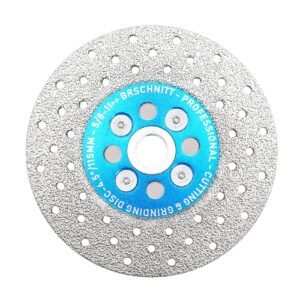 diamond granite cutting wheel,brschnitt 4-1/2 inch 115mm vacuum brazed angle grinder diamond blade with 5/8-11 thread for grinding beveling shaping rounding granite,porcelain,tile,stone,marble,quartz